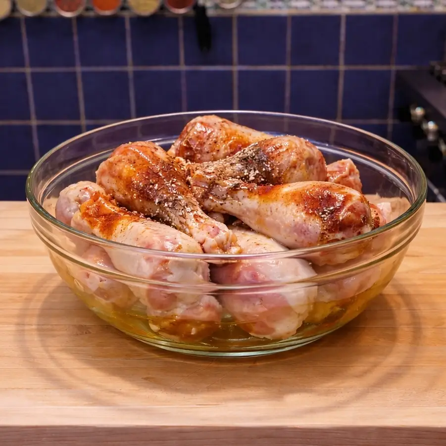 Pilons de poulet au four ultra croustillants (recette facile, peau ...